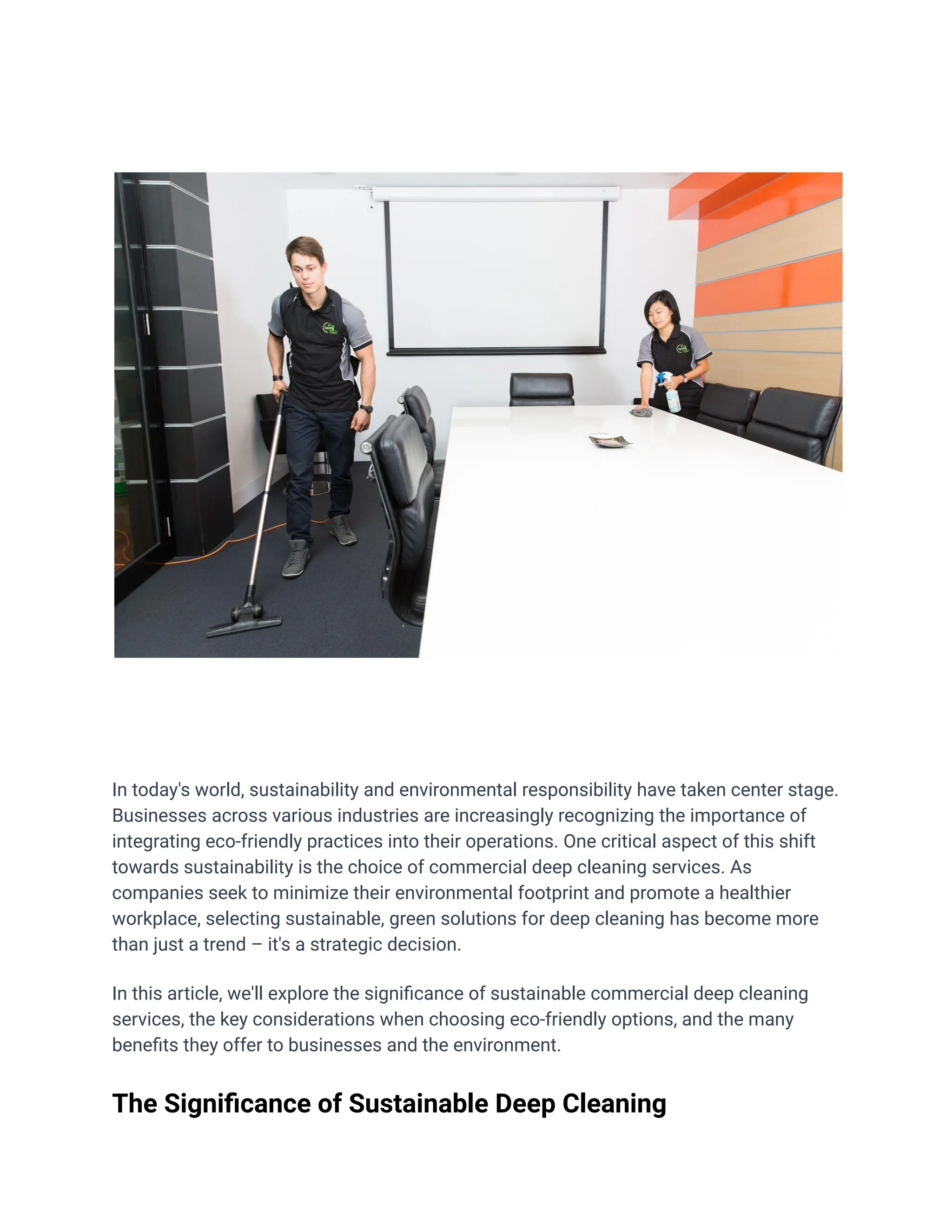 Spiffy Clean: Elevating Commercial Cleaning Standards | PDF ...