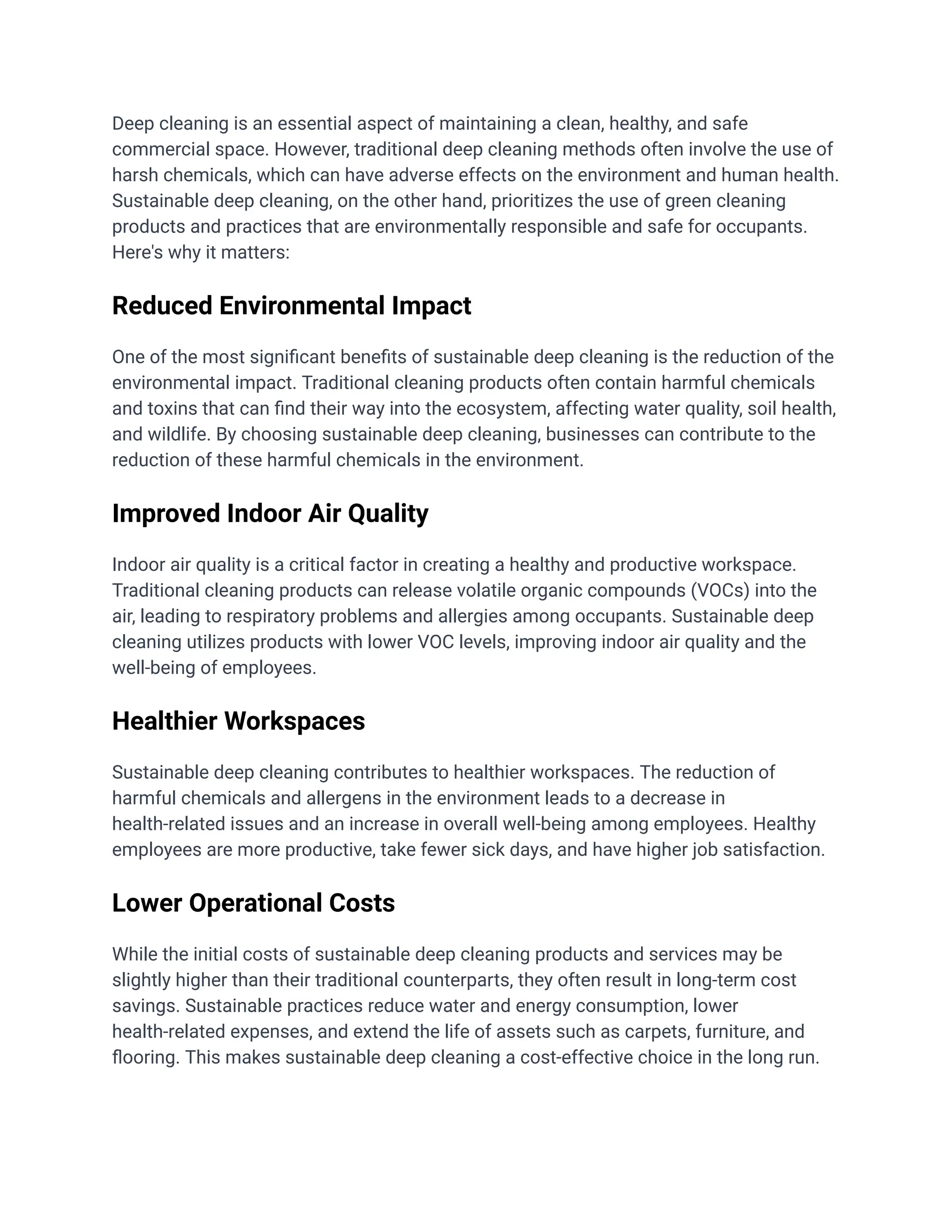 Spiffy Clean: Elevating Commercial Cleaning Standards | PDF ...