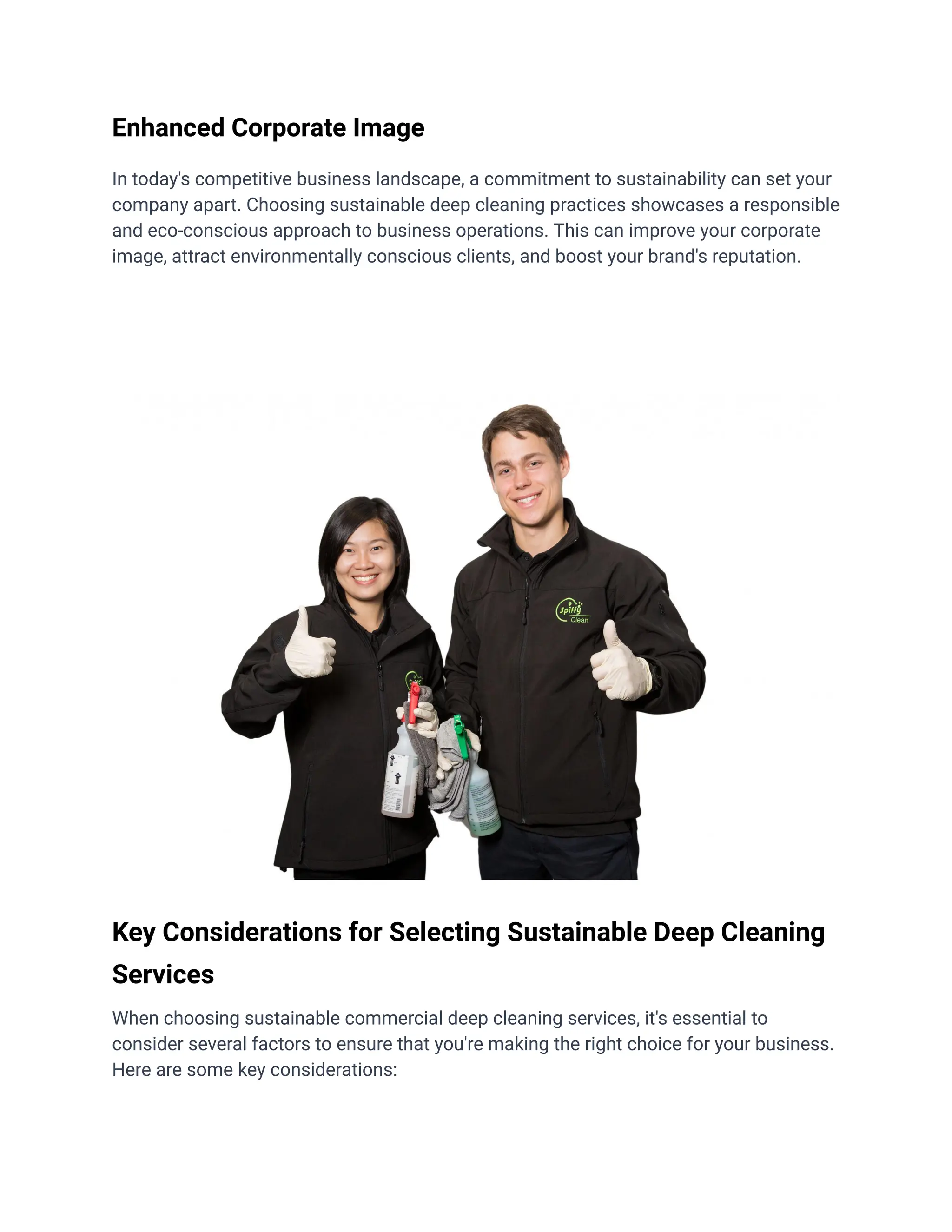 Spiffy Clean: Elevating Commercial Cleaning Standards | PDF ...