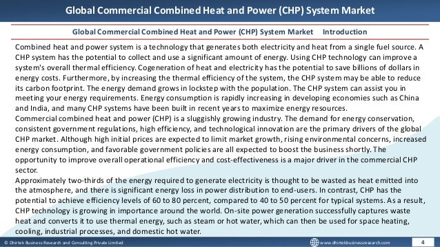 Commercial combined heat and power (chp) system market | PDF | Power ...