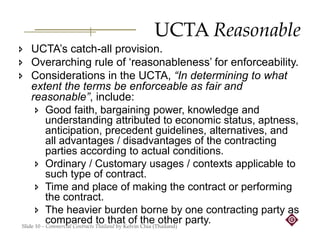 Commercial contracts thailand handouts | PDF