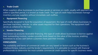 Commercial credit and its types.pptx