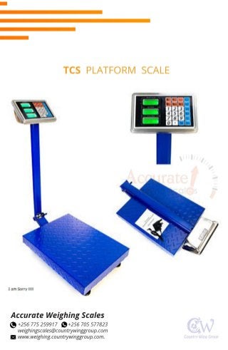 Commercial digital TCS platform weighing scales | PDF