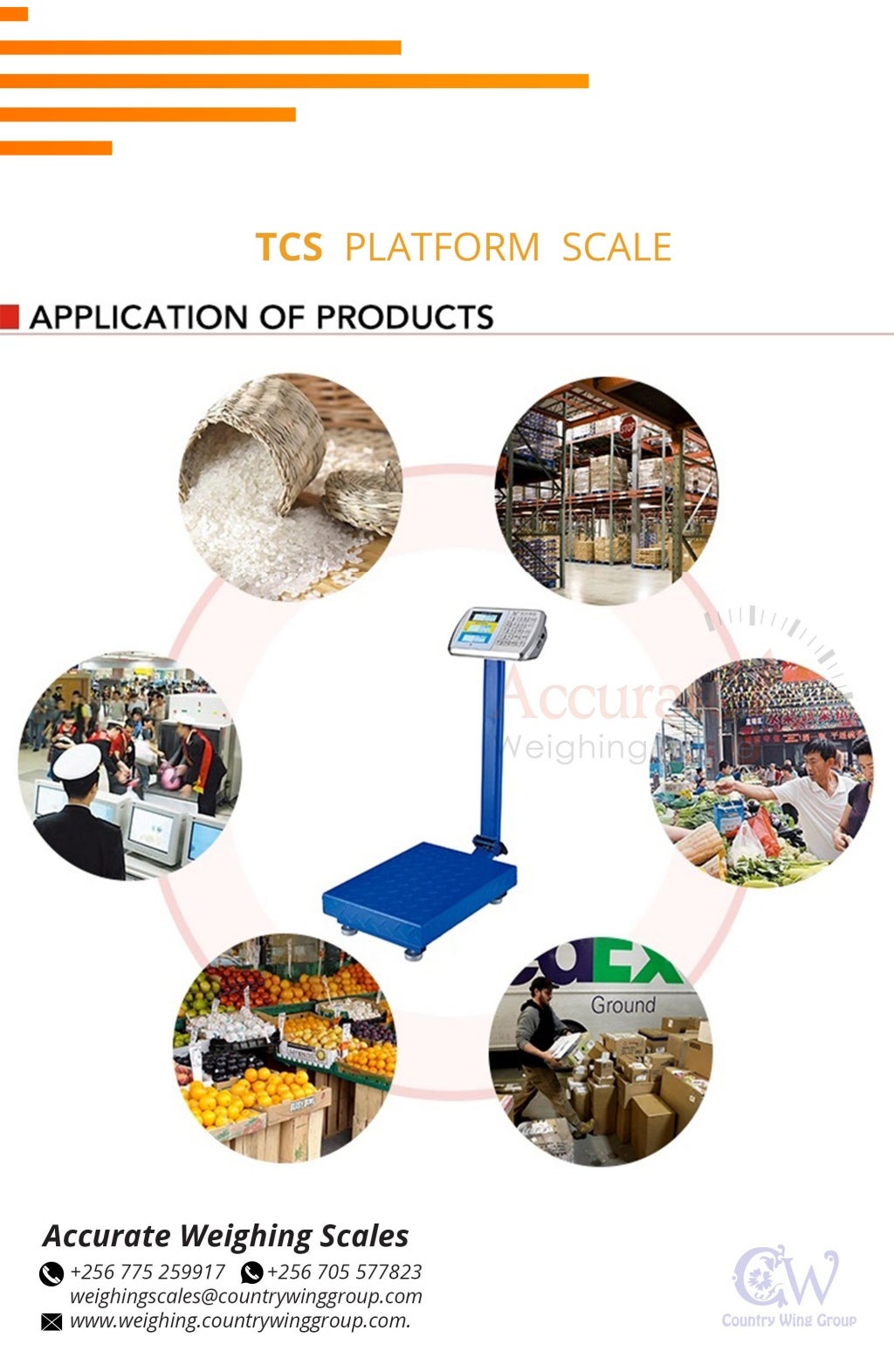 Commercial digital TCS platform weighing scales | PDF