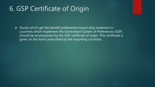 Commercial documents for export or import | PPTX