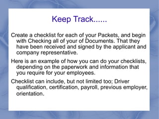 Commercial driver orientation | PPT
