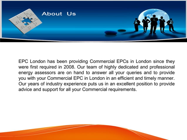 Commercial epc london | PPT