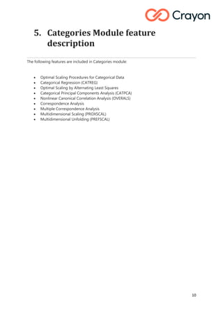 Commercial features spss modules 12 june 2020 | PDF | Computer Software ...