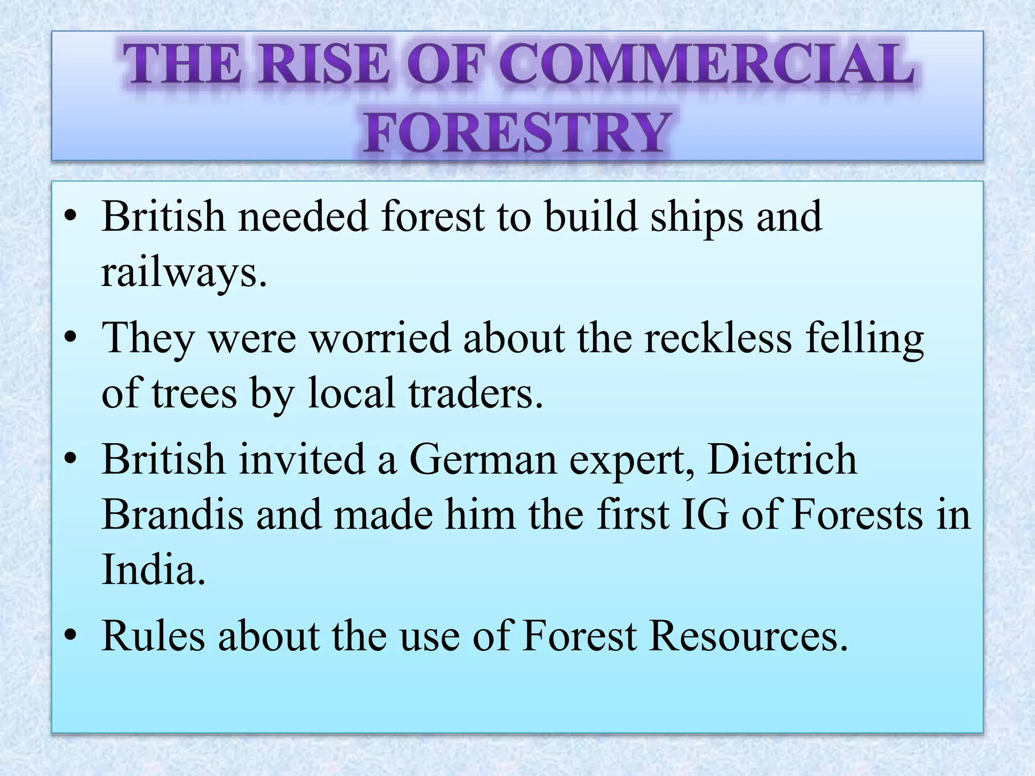 Commercial forestry | PPTX