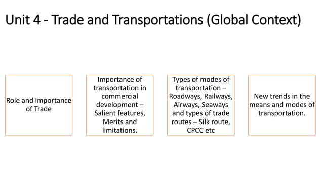 Commercial Geography PPT Unit 1 2 3 4.pptx | Geology | Science