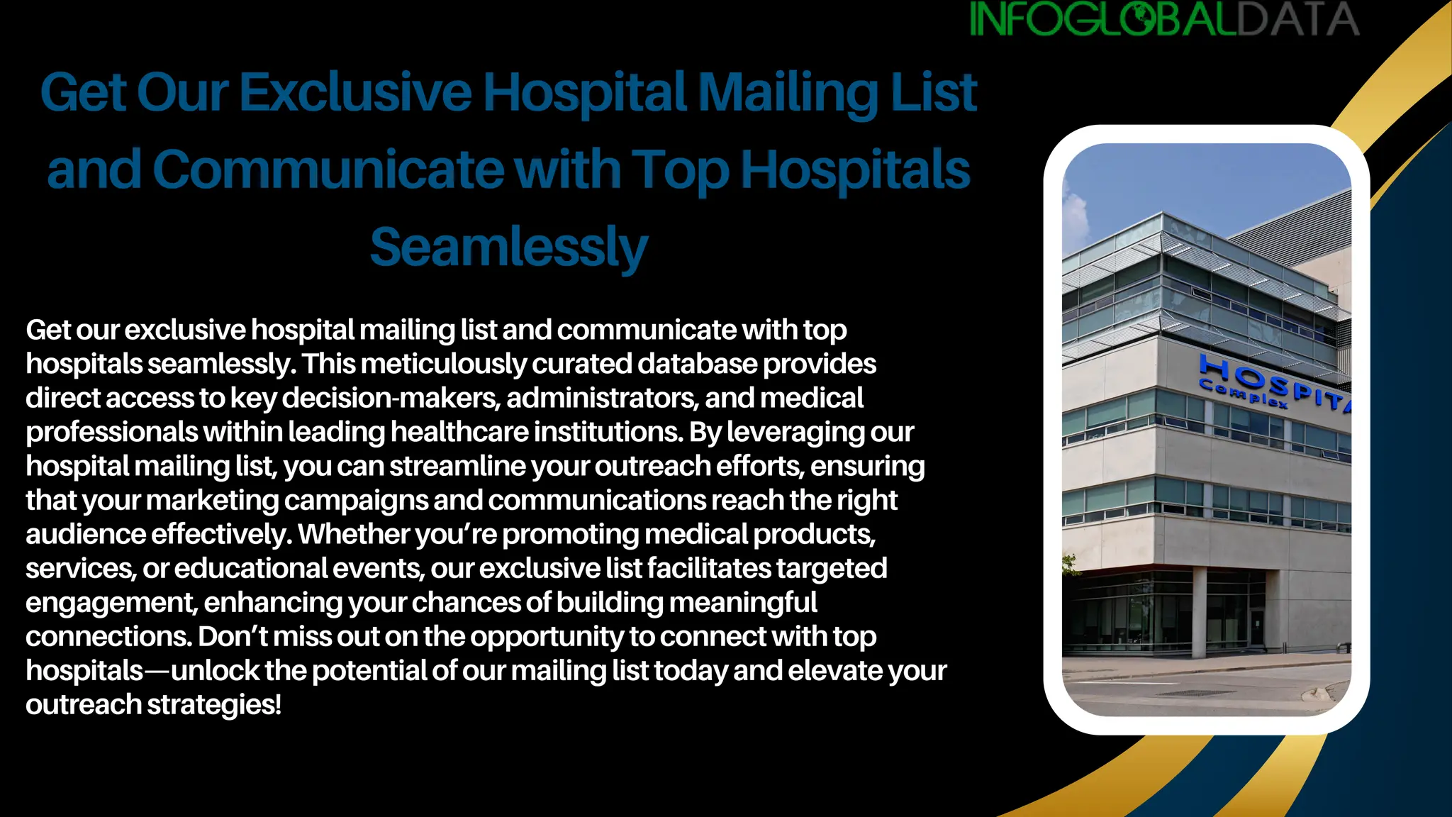 Hospital Mailing List In America For Email Campaigns | PDF