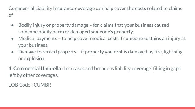 Commercial Insurance - Introduction and Types.pptx