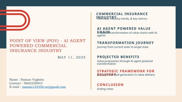 Agentic AI-Powered Transformation of the Commercial Insurance Value ...