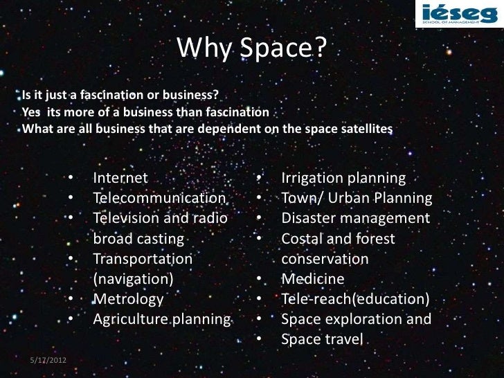 Commercialisation of space