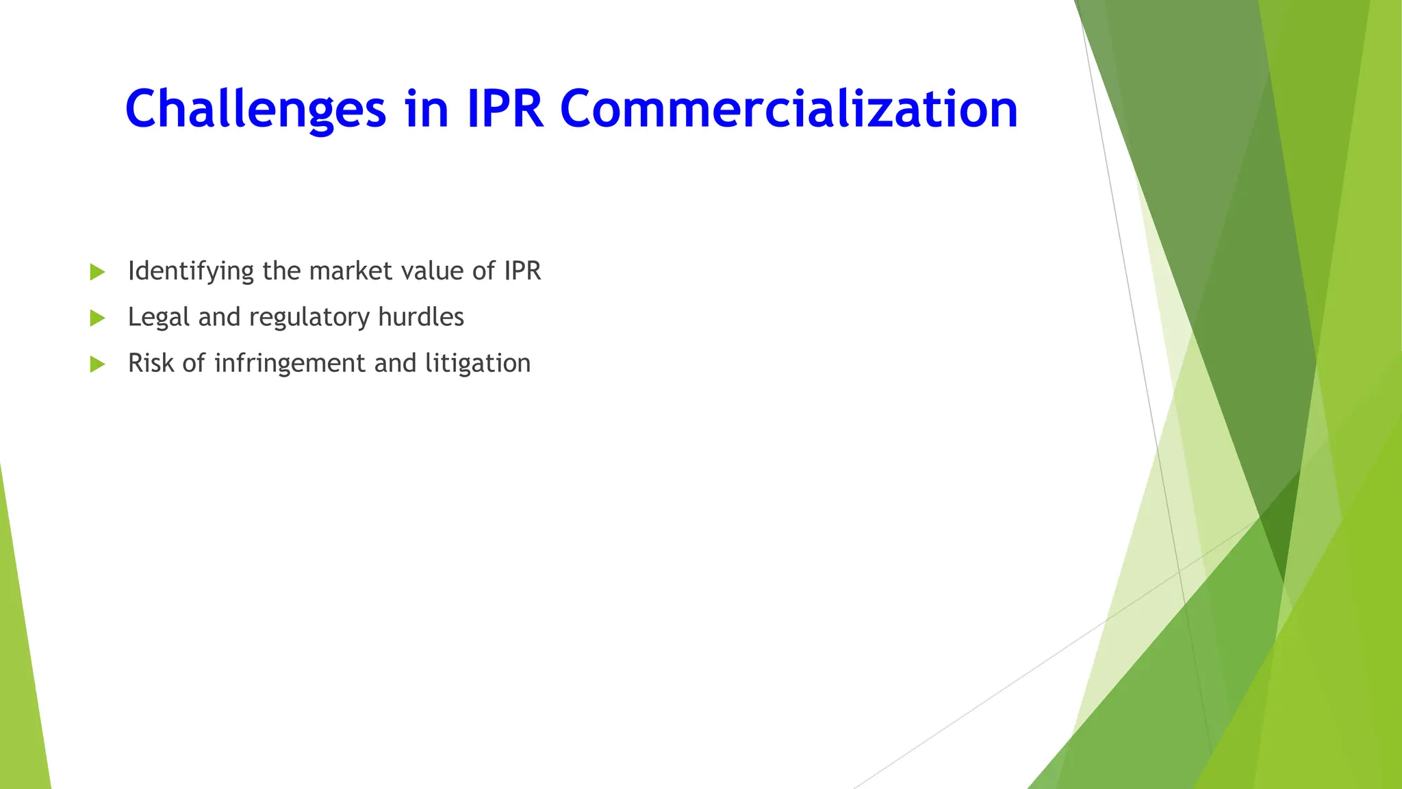 Commercialization of IPR – From Lawyerperspective Strategies and ...