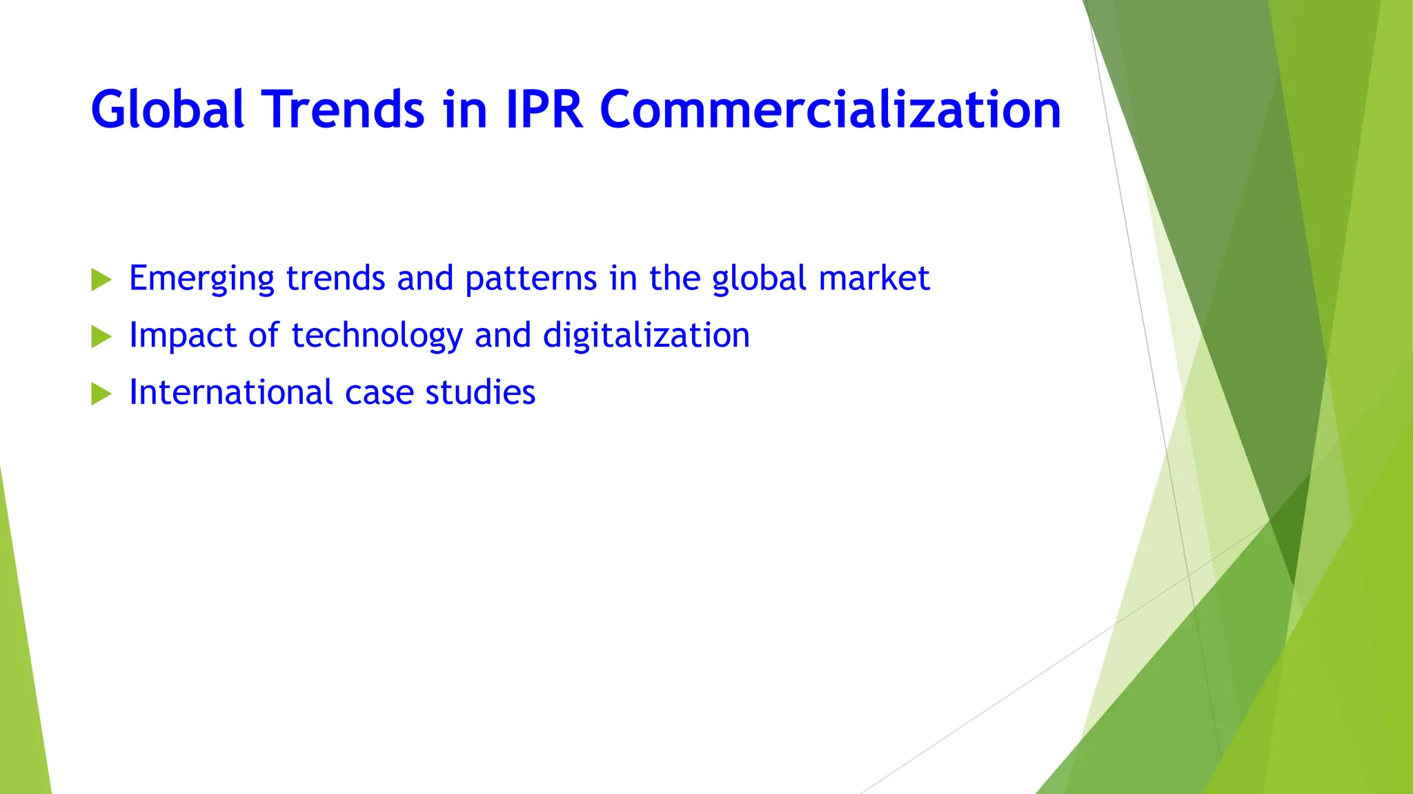 Commercialization of IPR – From Lawyerperspective Strategies and ...