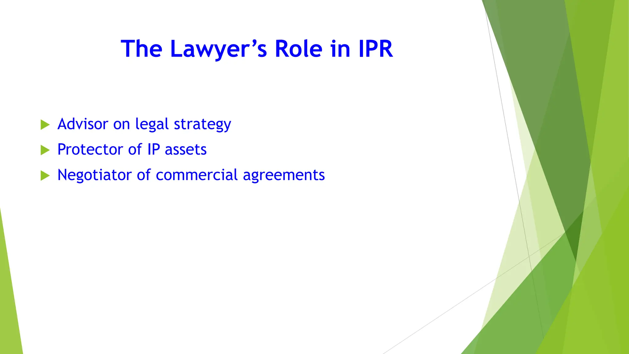 Commercialization of IPR – From Lawyerperspective Strategies and ...