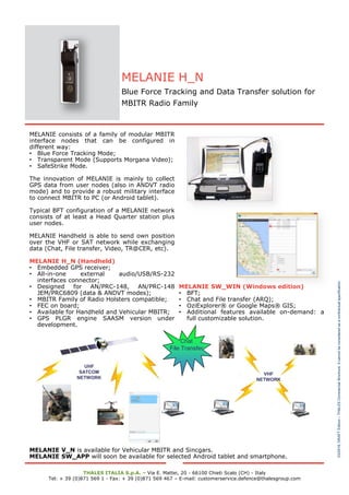 Melanie H_N System Draft for AN/PRC-148 | PDF