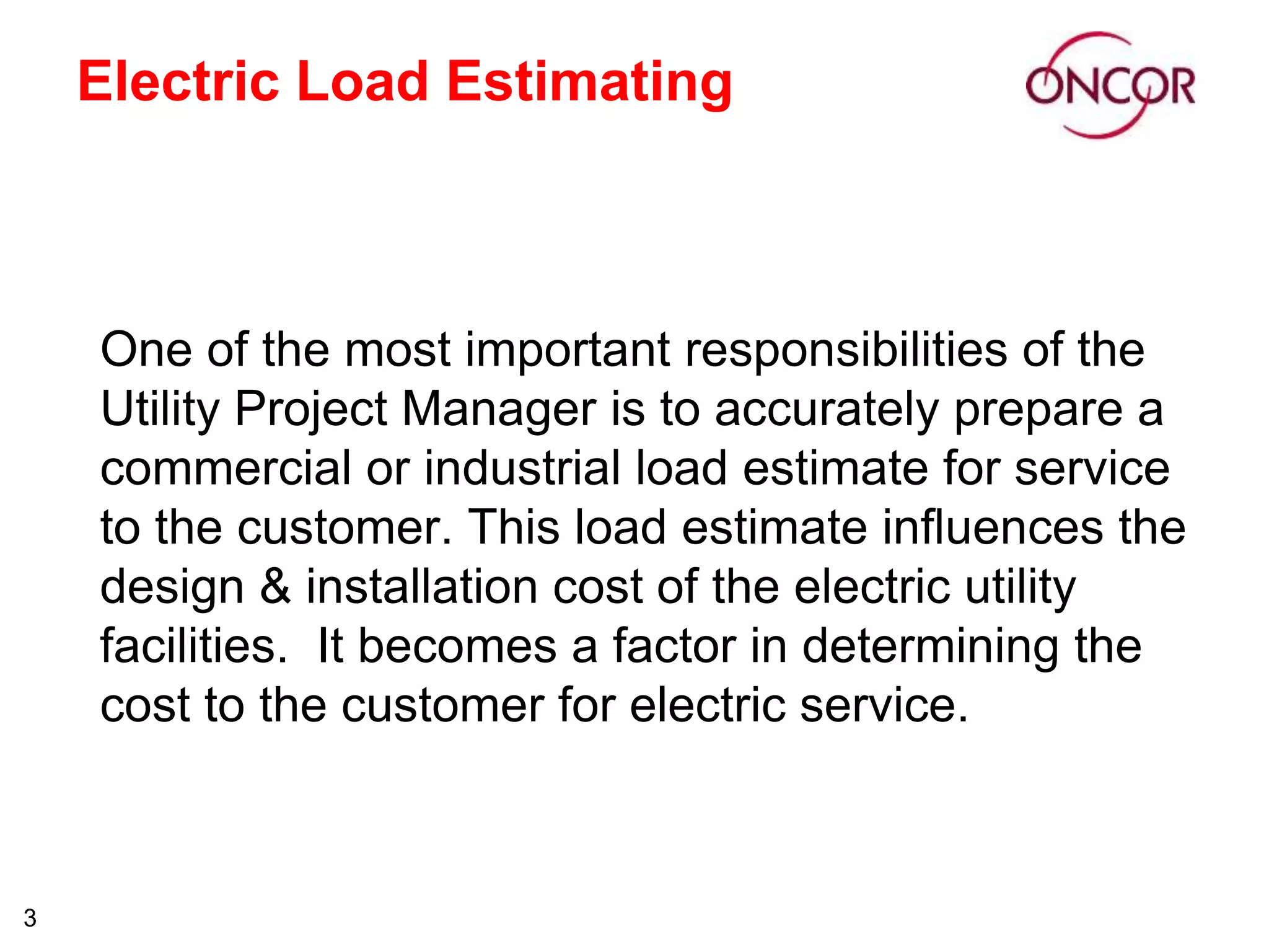 Commercial load estimation for electrical | PPT