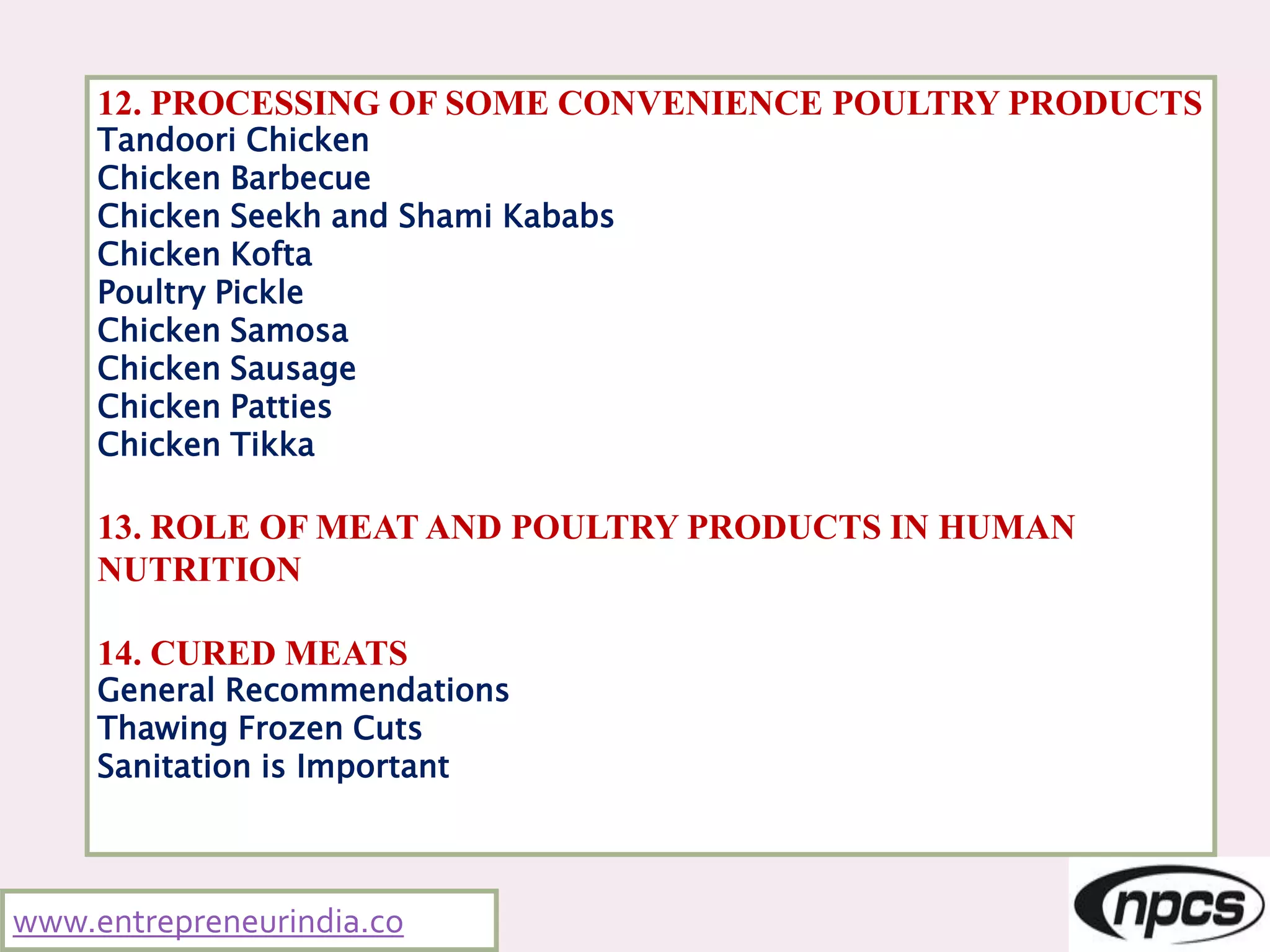 Commercial Meat Processing. Meat Industry | PPTX | Agriculture | Industries