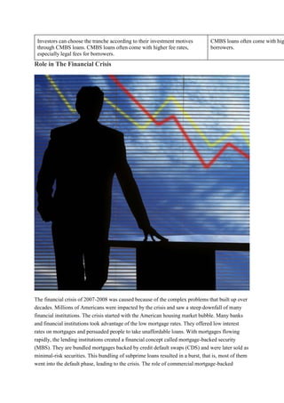 Commercial mortgage-backed security: Revealing Pros & Cons | Mr ...