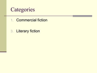 Commercial or literary_fiction - abdur | PPT