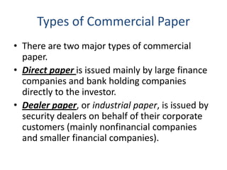 Commercial paper | PPTX