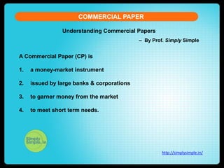 Commercial paper | PPT