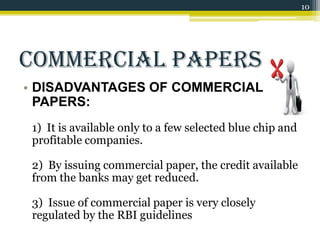 Commercial papers | PPTX
