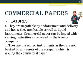 Commercial papers | PPTX