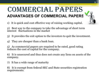 Commercial papers | PPTX