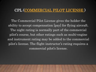 Commercial pilot license in new zealand | PPT