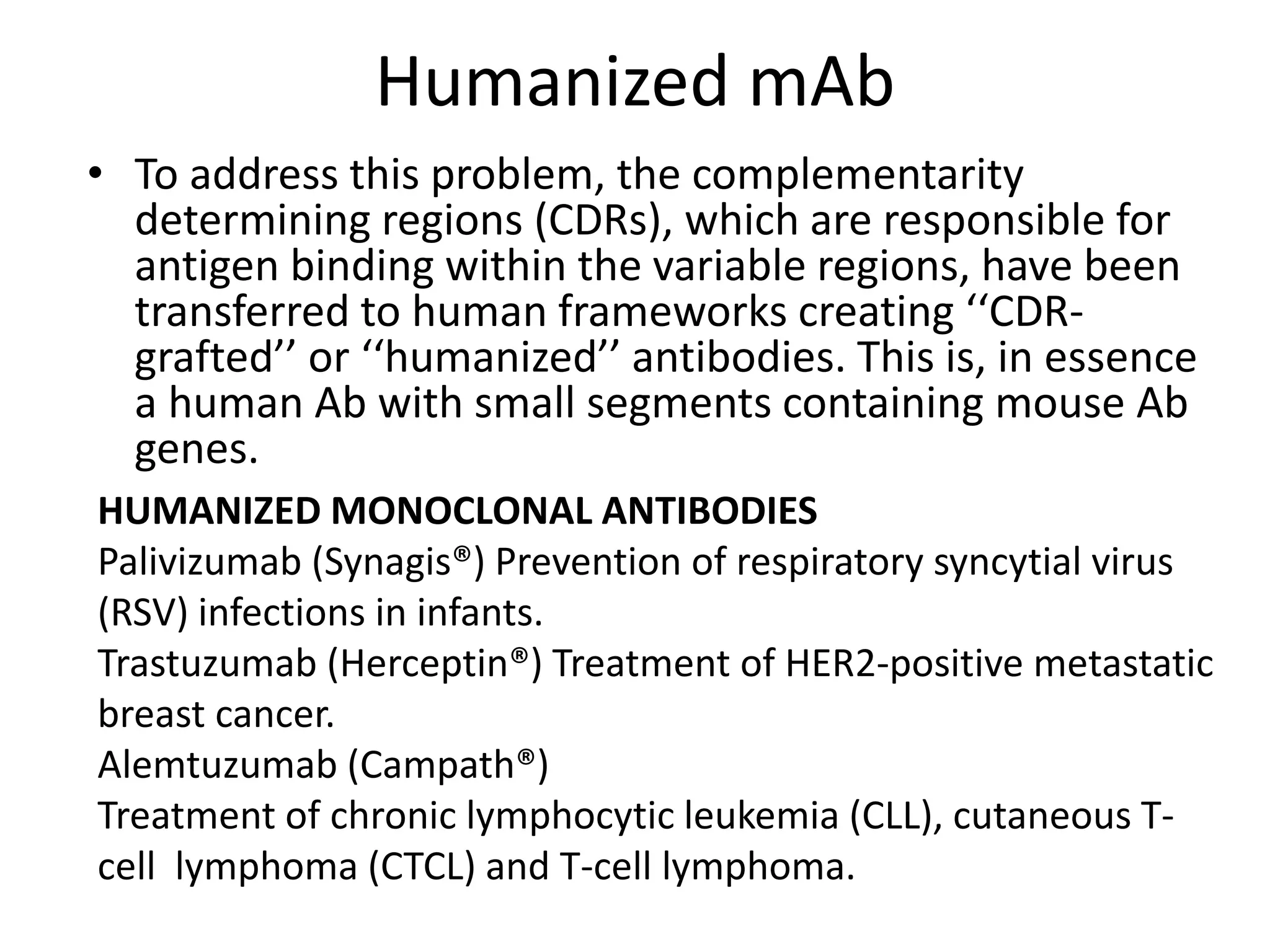 Commercial production of monoclonal antibodies & mABs produce by rdt | PPTX