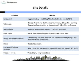 Commercial property at bkc shared | PDF