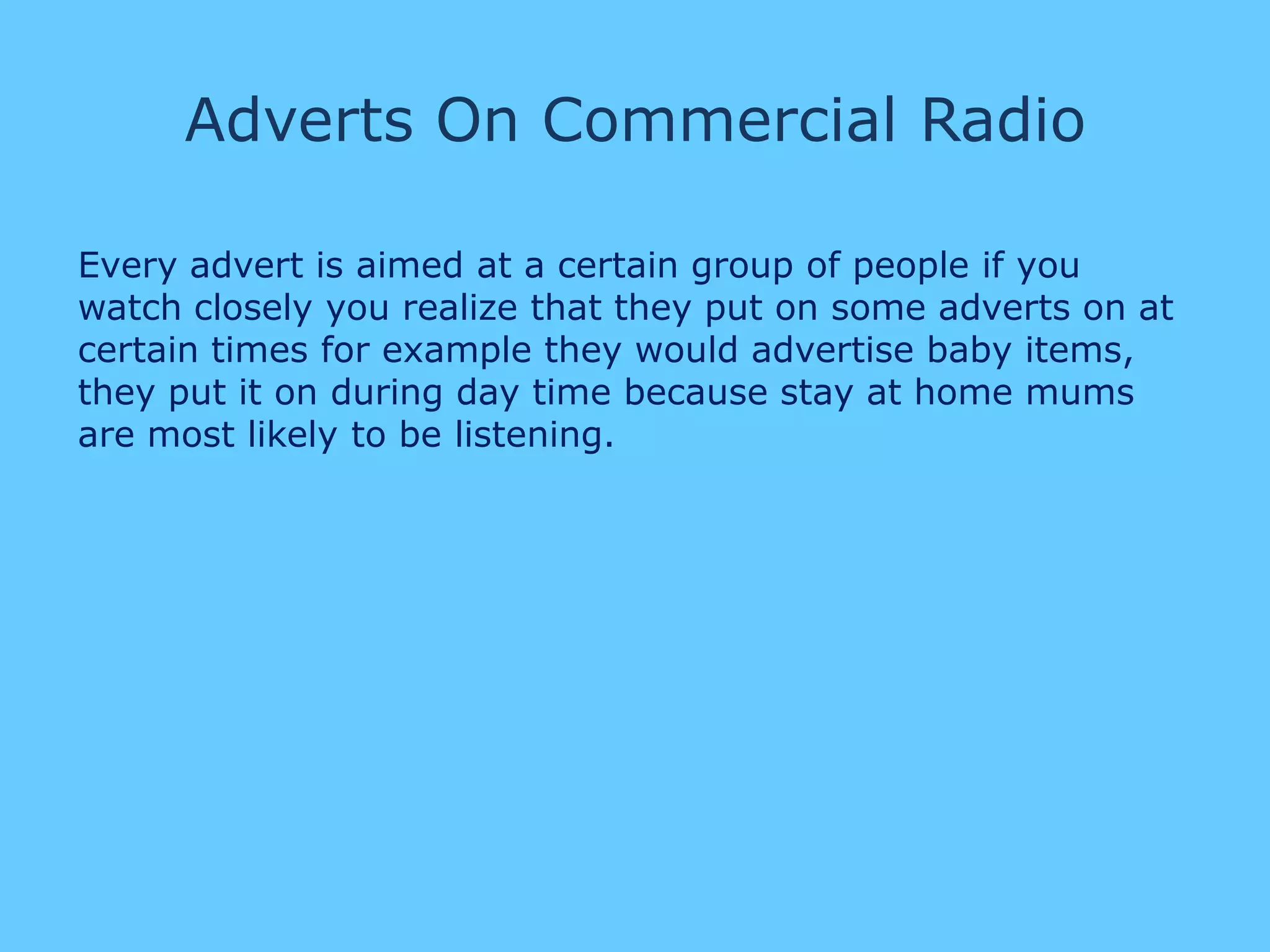 Commercial radio | PPT