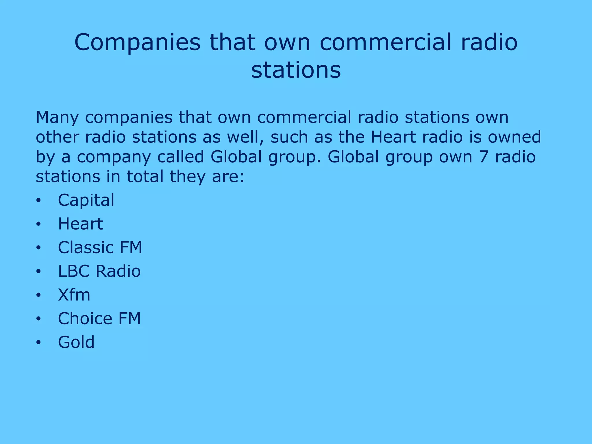 Commercial radio | PPT