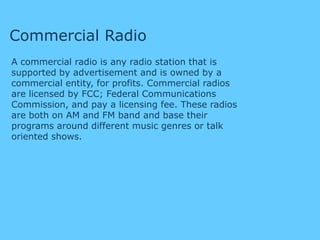 Commercial radio | PPTX