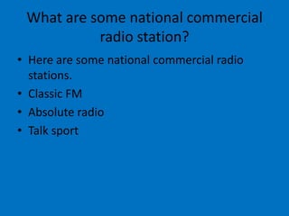 Commercial radio | PPTX