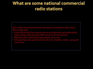 Commercial radio | PPT