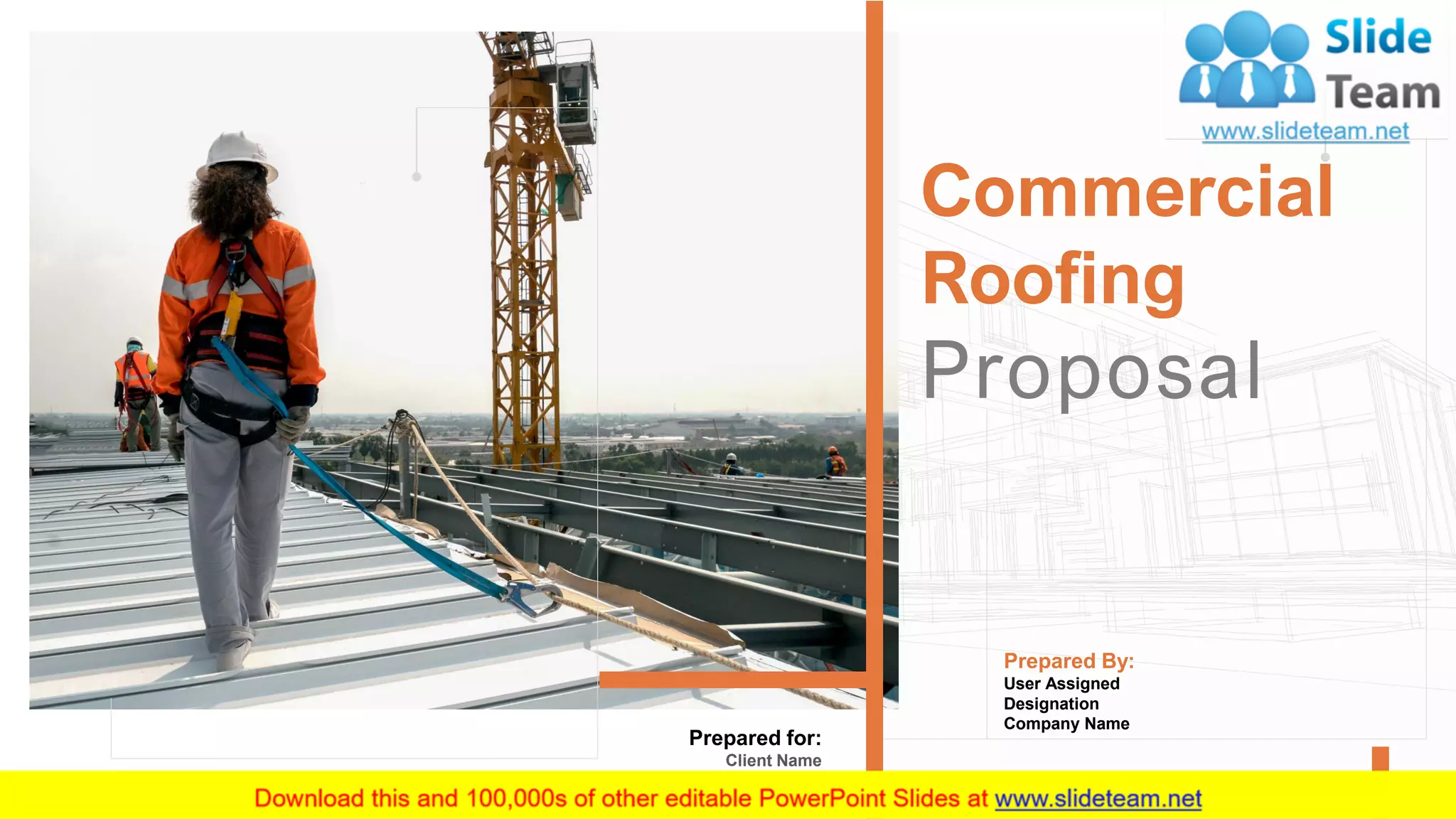 Commercial Roofing Proposal PowerPoint Presentation Slides | PPT