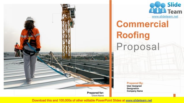 Commercial Roofing Proposal PowerPoint Presentation Slides | PPT