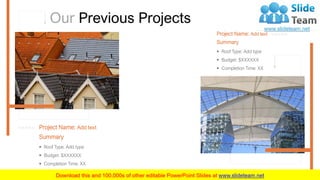 Commercial Roofing Proposal PowerPoint Presentation Slides | PPT