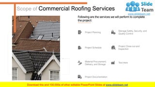 Commercial Roofing Proposal PowerPoint Presentation Slides | PPT