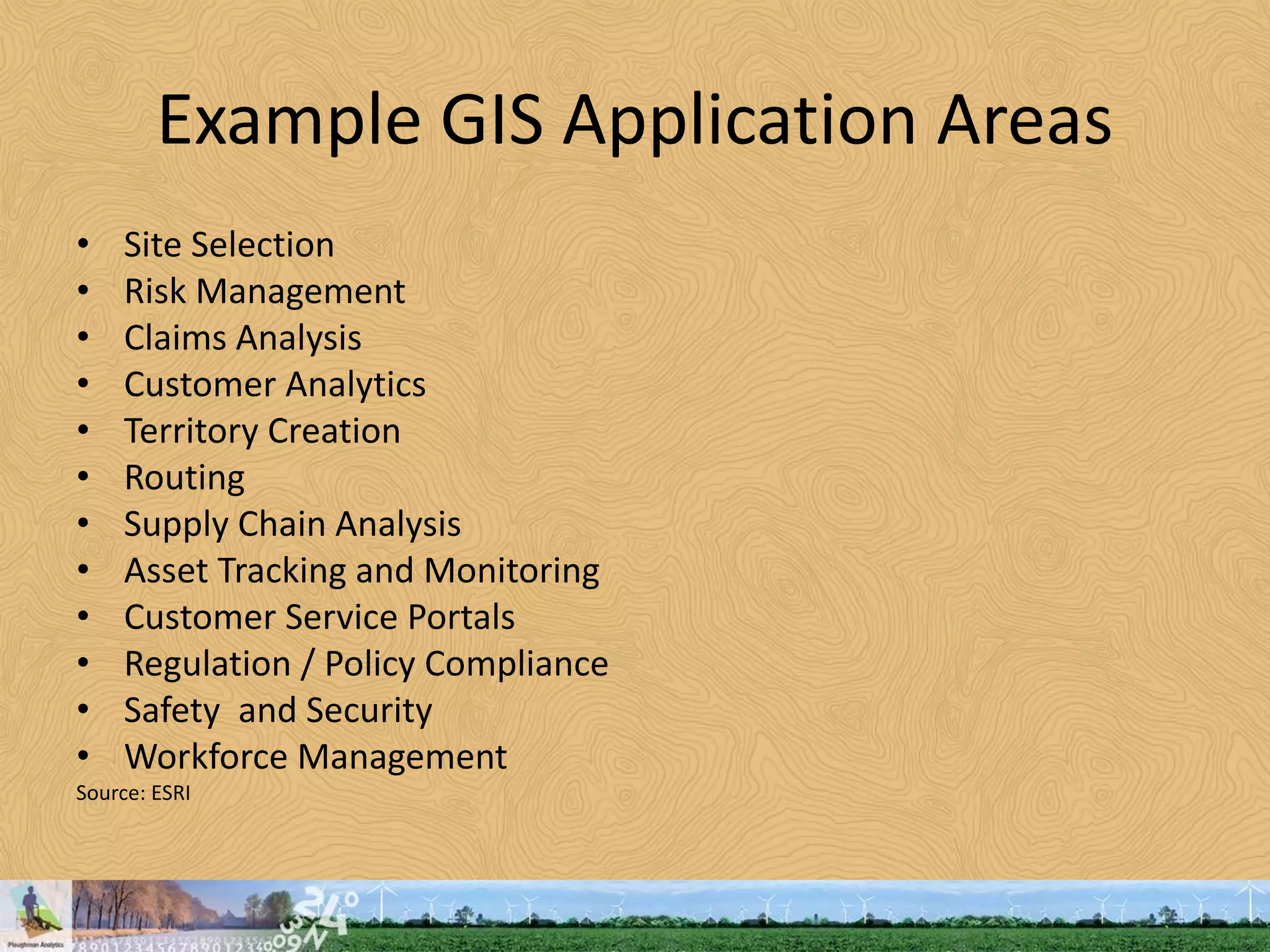 Commercial Sector Applications of GIS | PDF