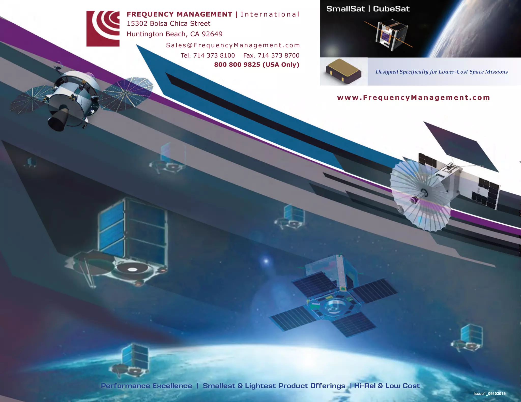 Brochure FMI - Productos comerciales para espacio | PDF | Radio Control ...