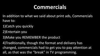 Commercials ppt | PPT
