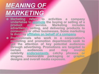 Commercial studies project | PPT