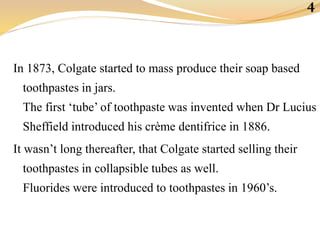 Commercial toothpaste | PPTX