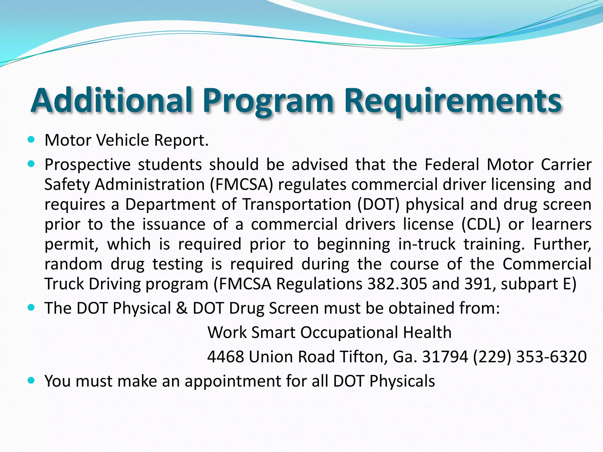 Commercial truck driving power point | PPTX