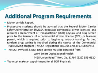 Commercial truck driving power point | PPTX